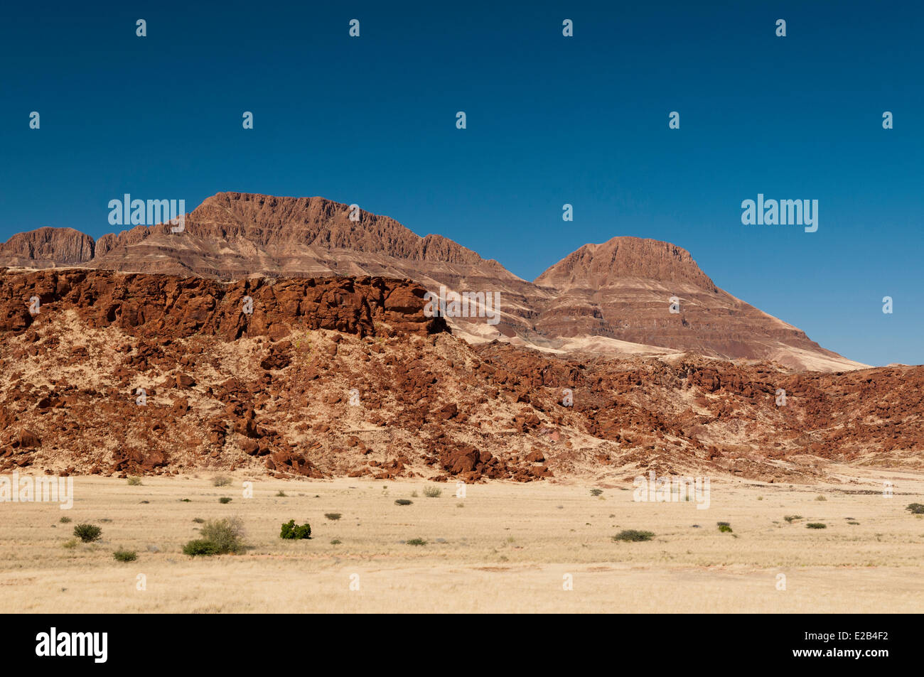 Namibia, Damaraland, Torra Conservancy, Huab River Valley Stock Photo ...