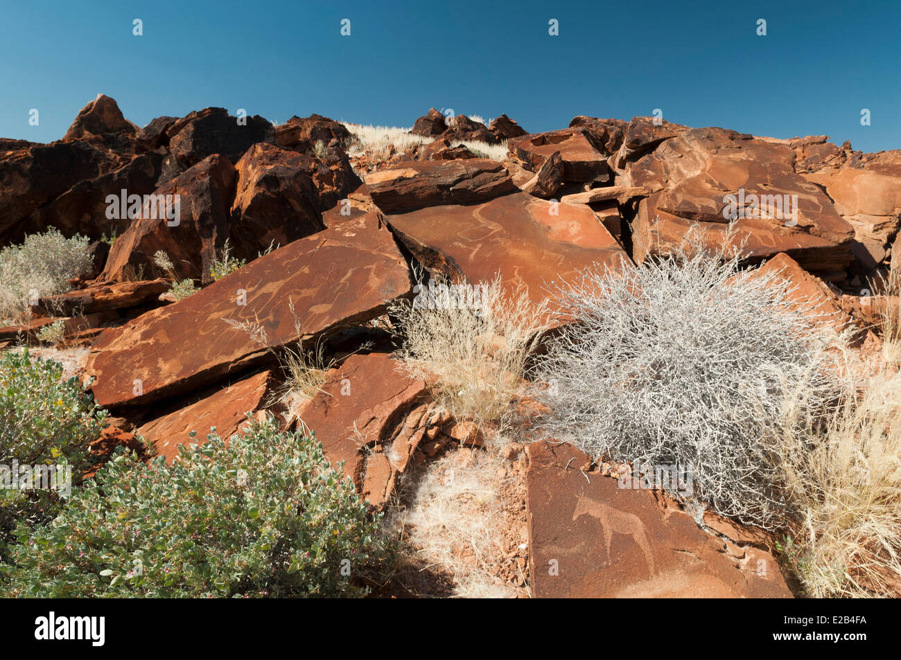 Namibia, Damaraland, Torra Conservancy, Huab River Valley, Rock ...