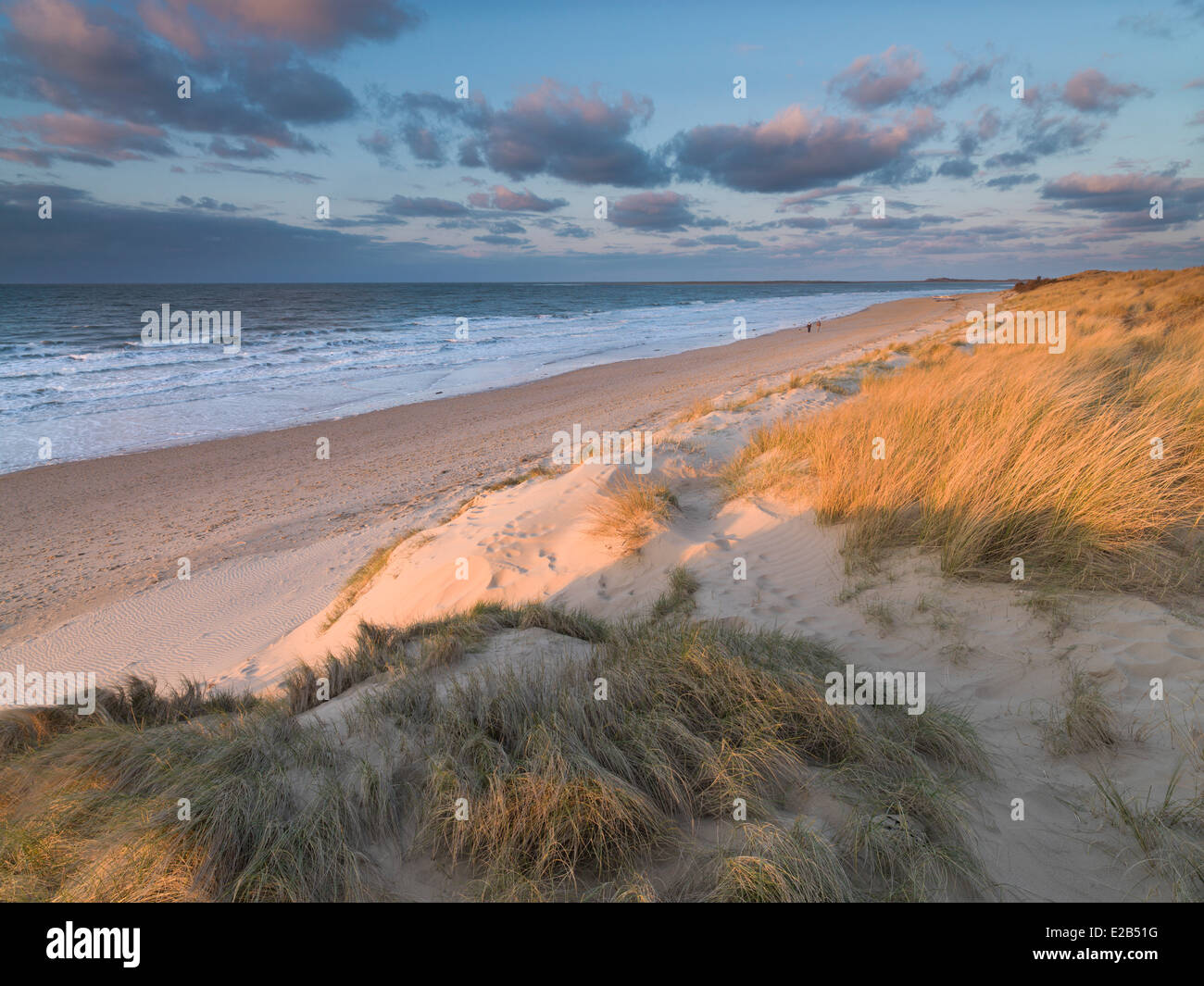 A view of Brancaster beach on the North Norfolk Coast Stock Photo - Alamy