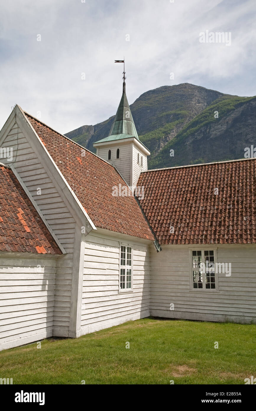 Olden village Church in Norway which was built in 1759 Stock Photo - Alamy