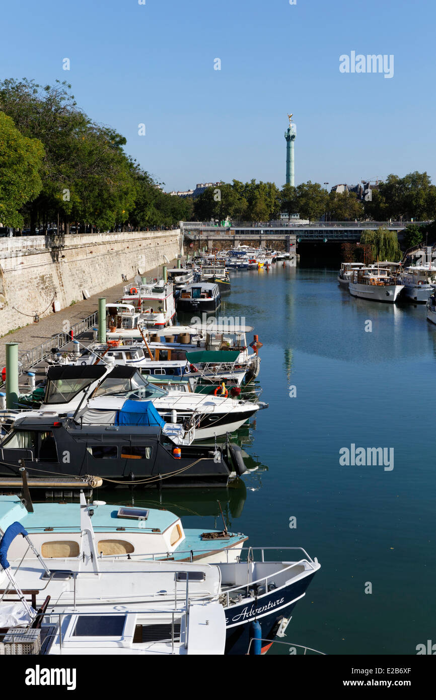France paris bastille district port hi-res stock photography and images ...