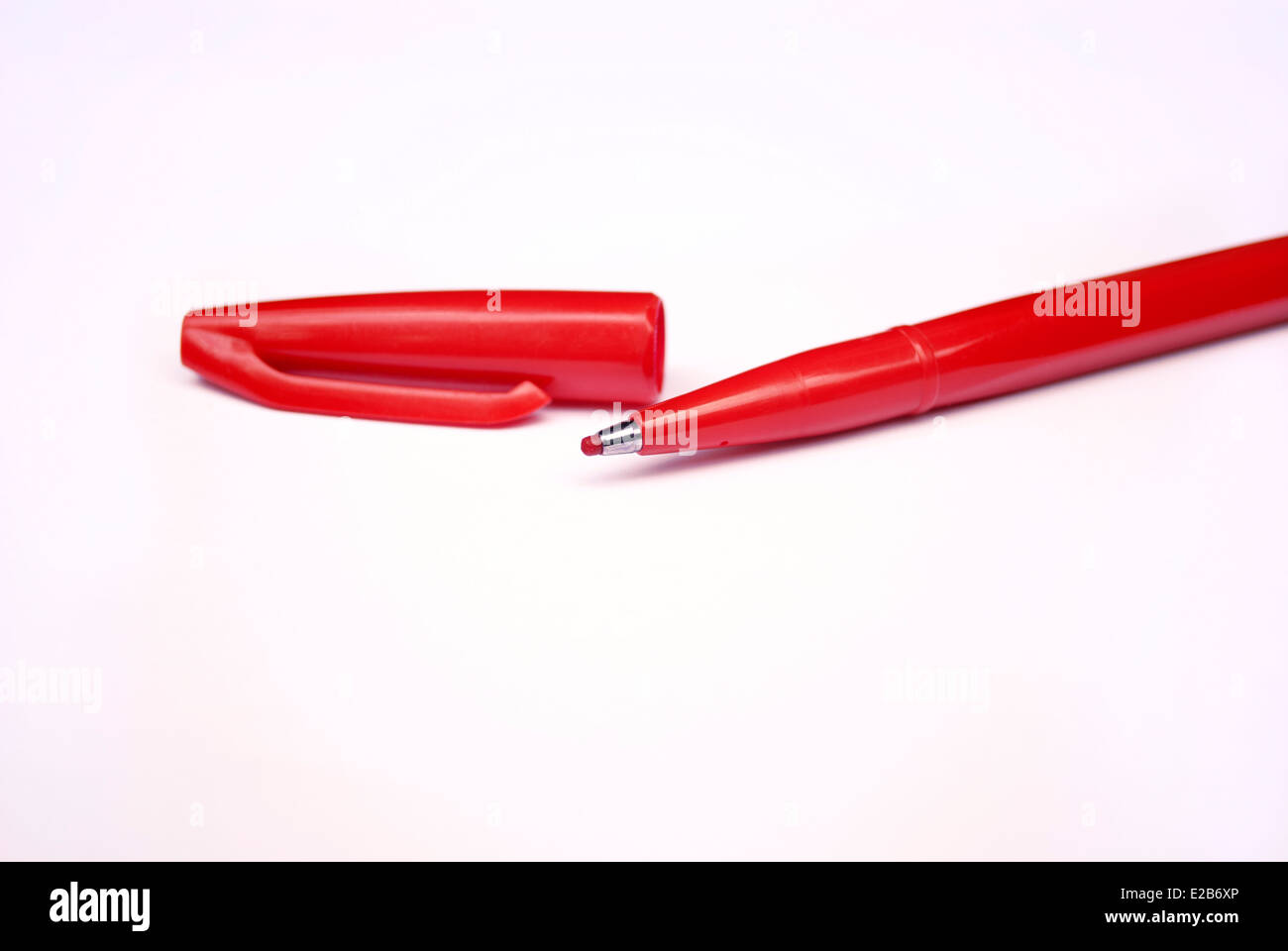 Red pen cutout hi-res stock photography and images - Alamy
