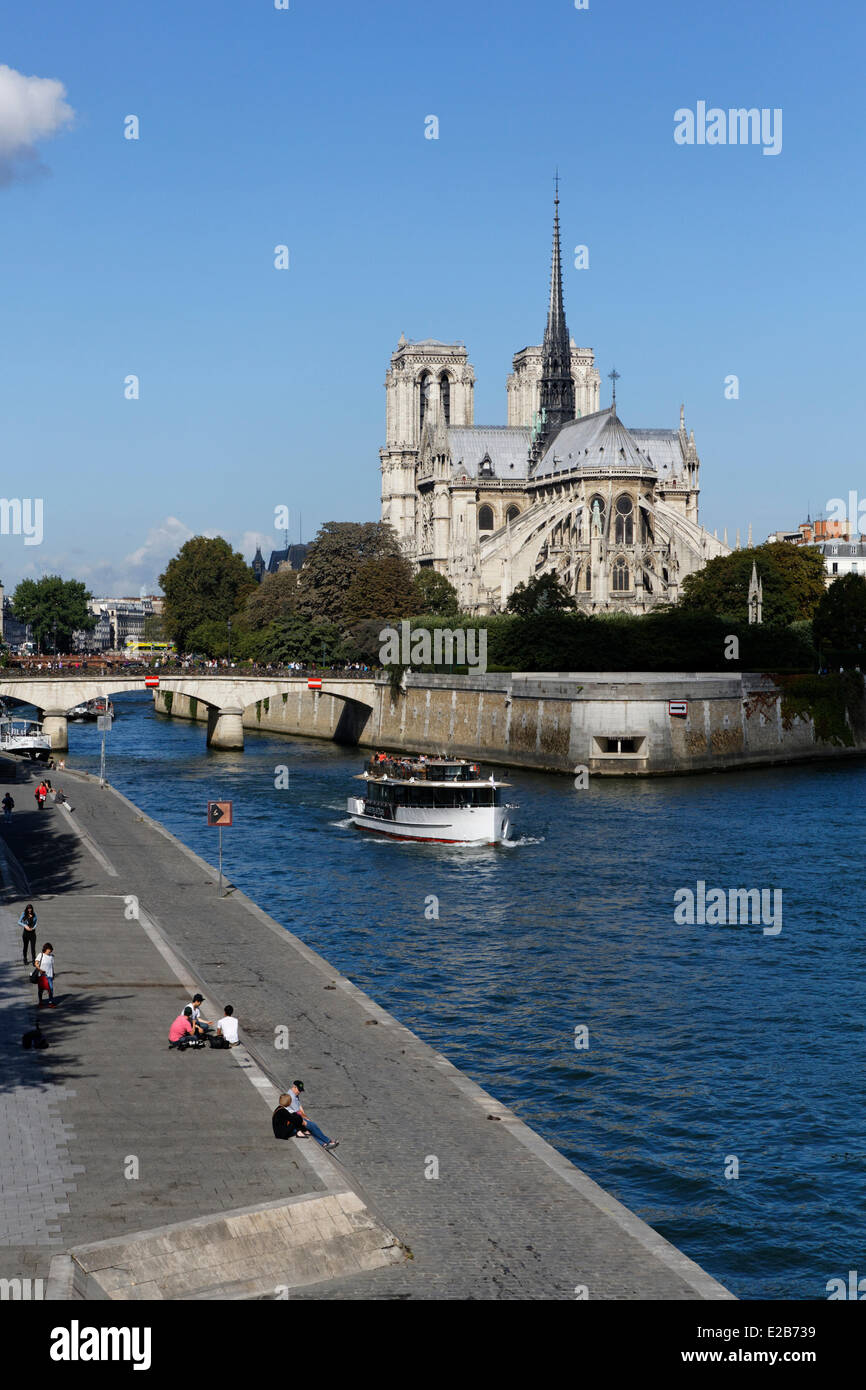 France, Paris, Seine river banks, listed as World Heritage by UNESCO ...