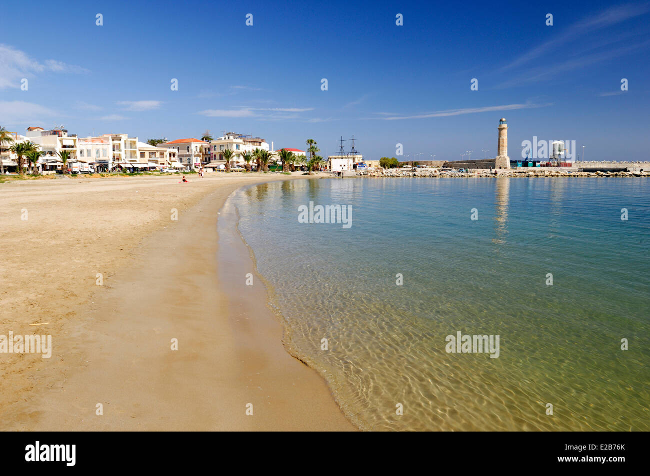 Rethymnon crete beach hi-res stock photography and images - Alamy