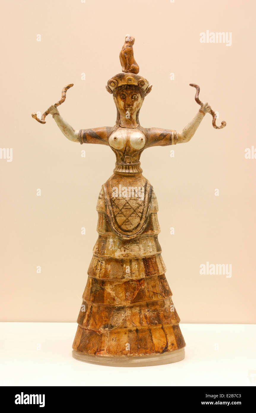 Snake goddess hi-res stock photography and images - Alamy