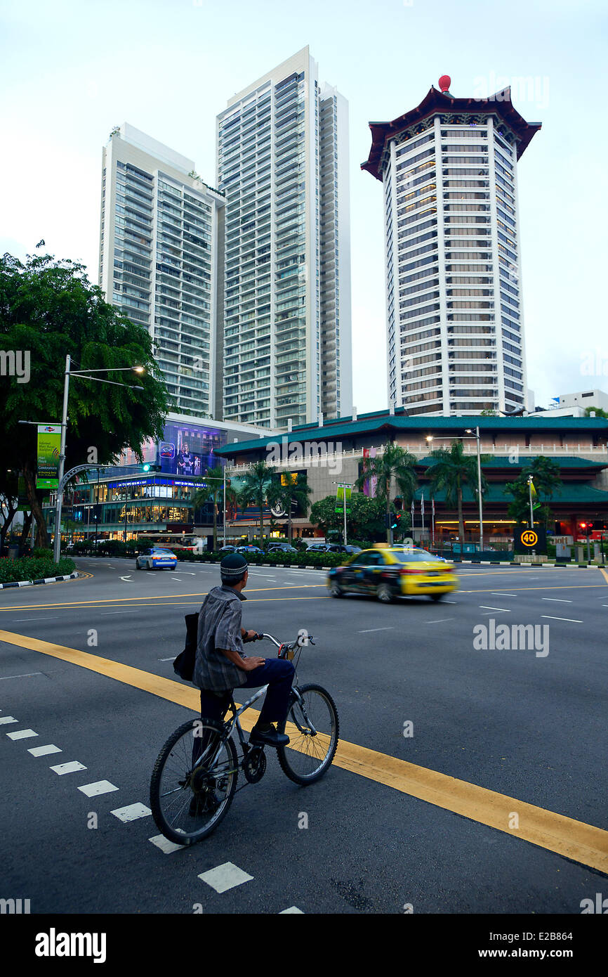 Singapore, crossroads between Orchard Road and Paterson Road Stock ...
