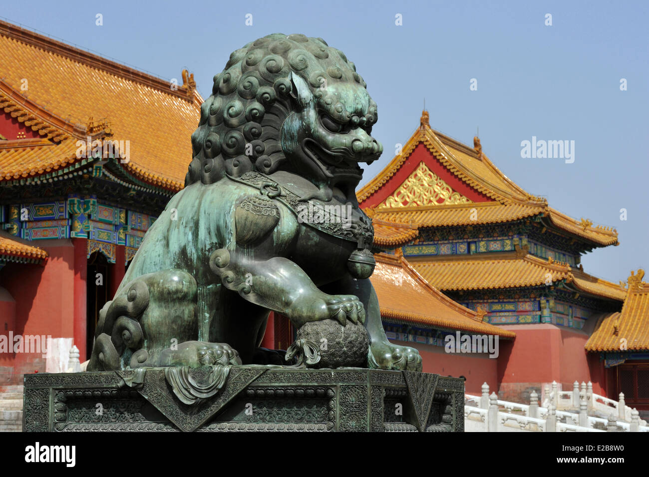 China, Beijing, Forbidden City, listed as World Heritage by UNESCO ...