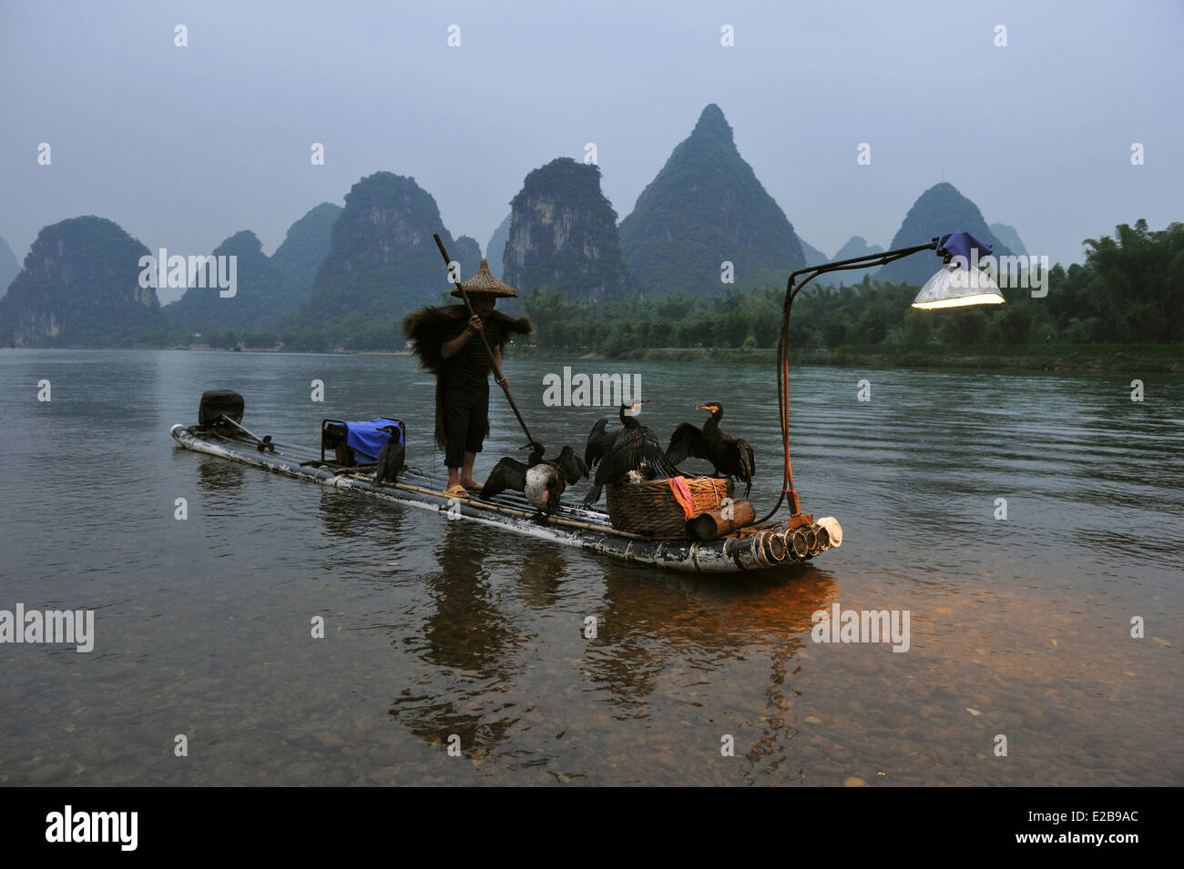Cormorant fisherman on li river hi-res stock photography and images - Alamy
