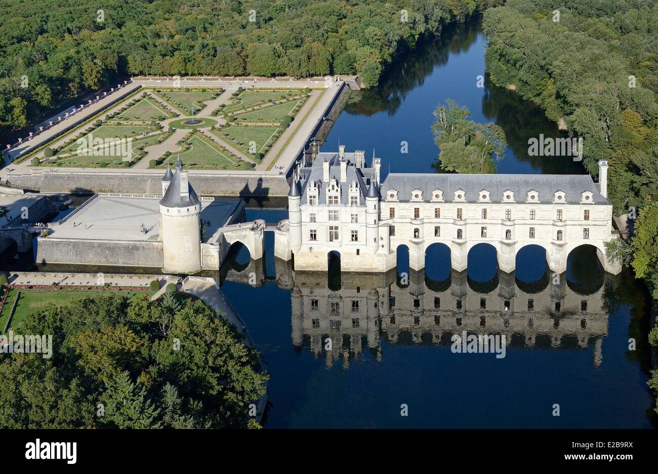 France, Indre et Loire, Loire Castles, Chenonceau, Chateau de ...