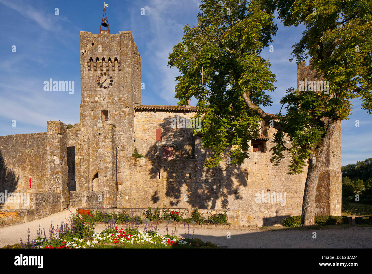 France, Gers, Larressingle, labeled Les Plus Beaux Villages de France ...