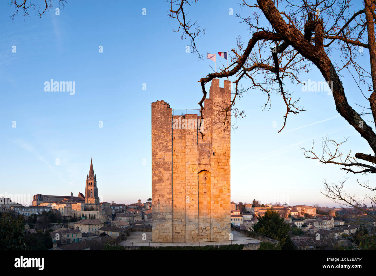 France, Gironde, Saint Emilion, listed as World Heritage by UNESCO, the ...
