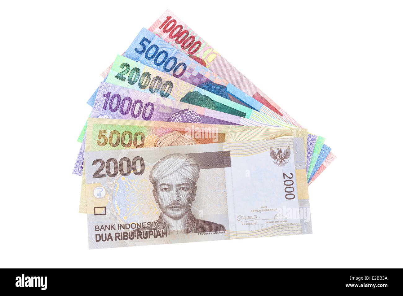 Indonesian banknotes in various denominations Stock Photo - Alamy