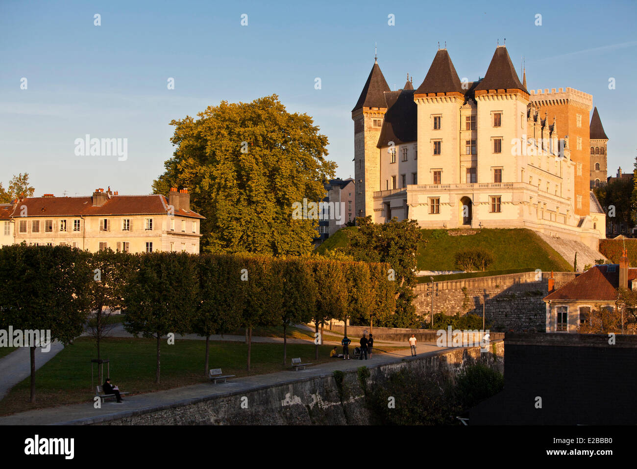 France, Pyrenees Atlantiques, Bearn, Pau, 14th century castle, place of ...