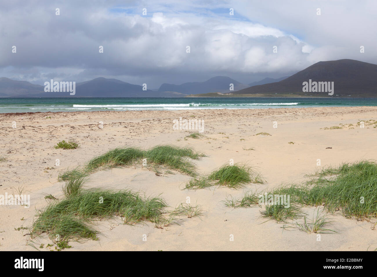 A view across the sound of Taransay from Horgabost, Isle of Harris ...