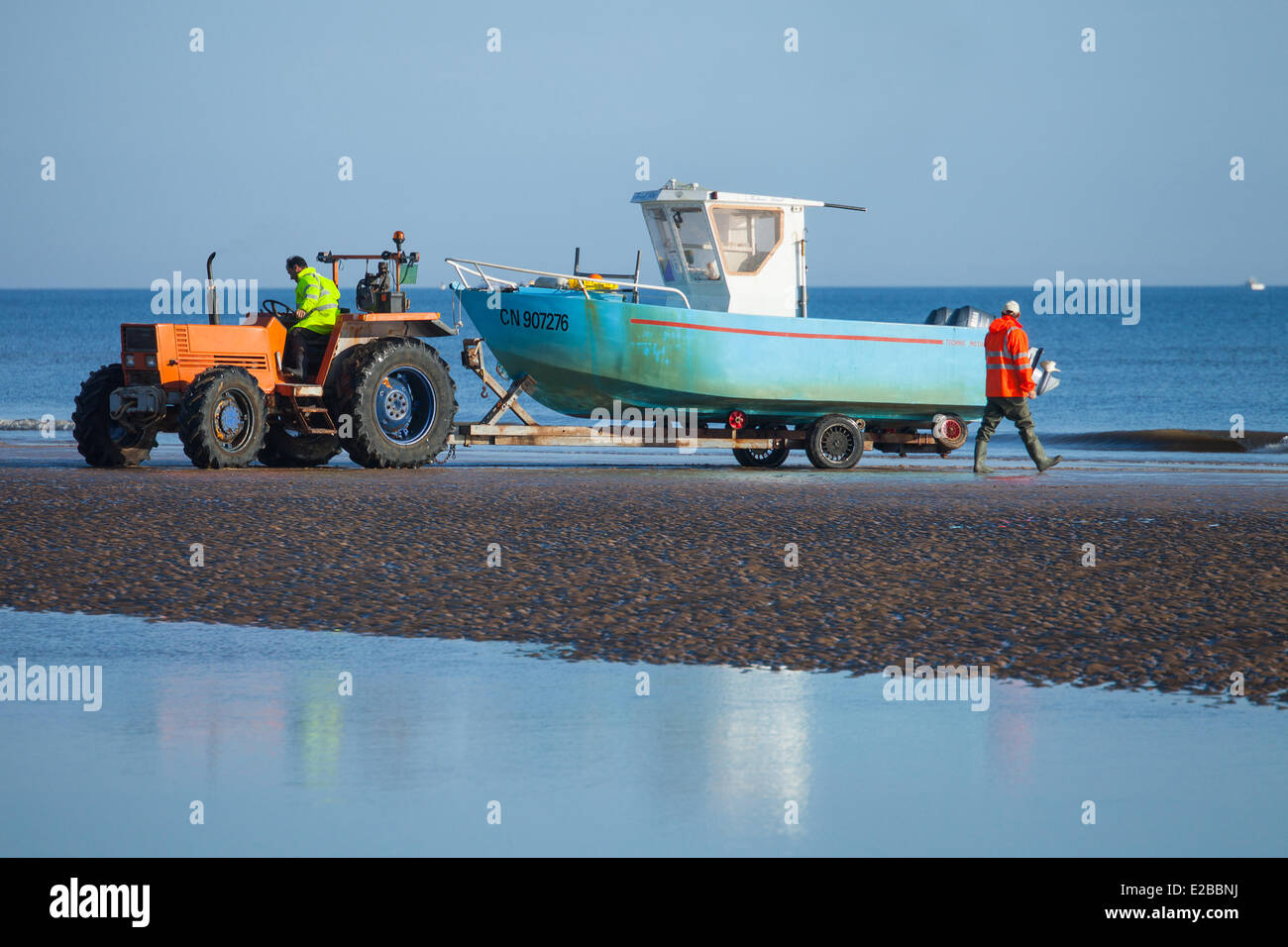 Tractor for launching boats hi-res stock photography and images - Alamy