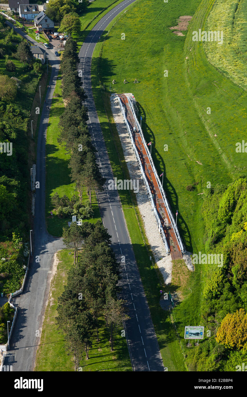 France, Calvados, Vierville sur Mer, Mulberry Bridge, element of the ...