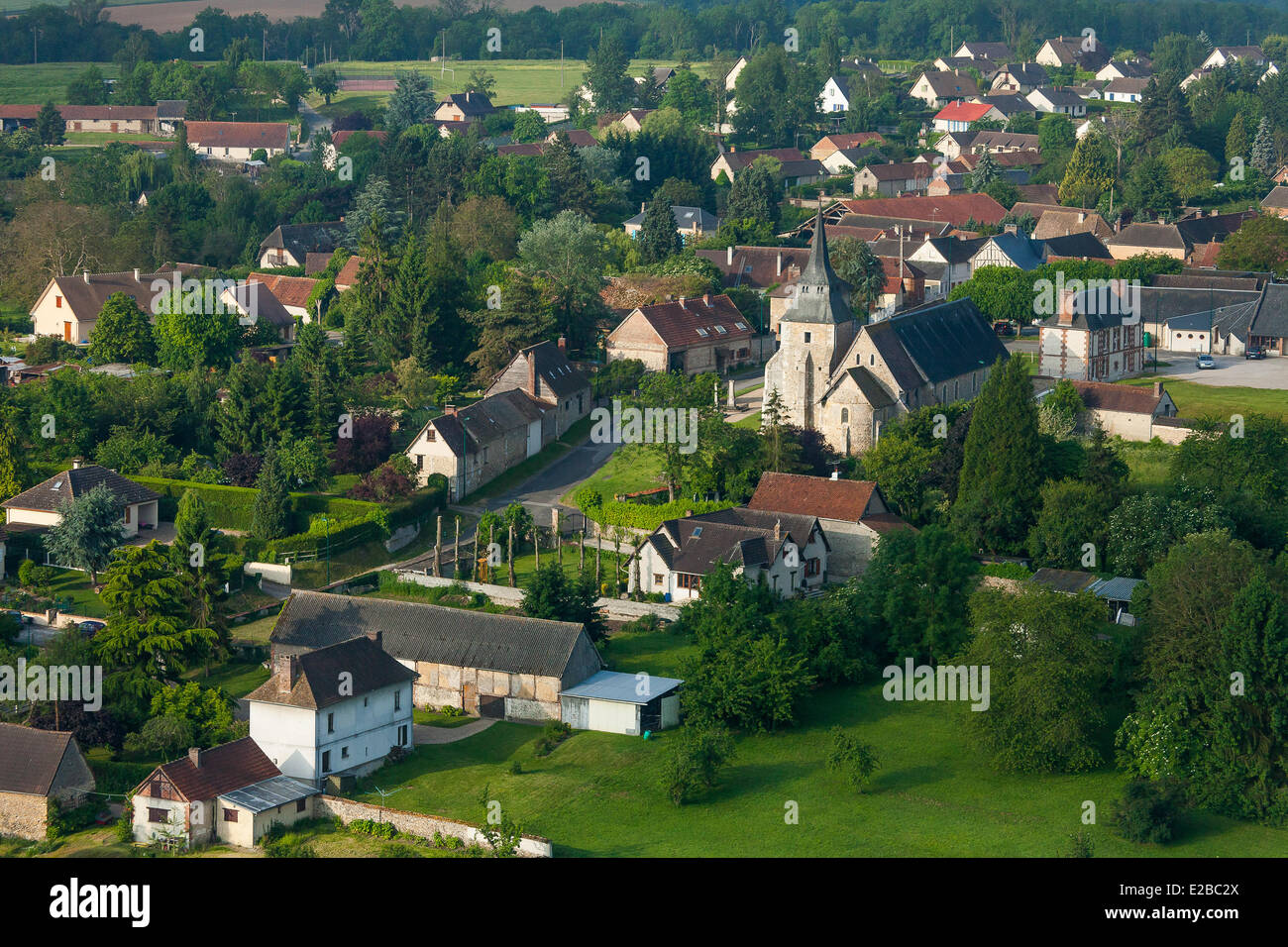 France, Eure, Venables (aerial view Stock Photo - Alamy