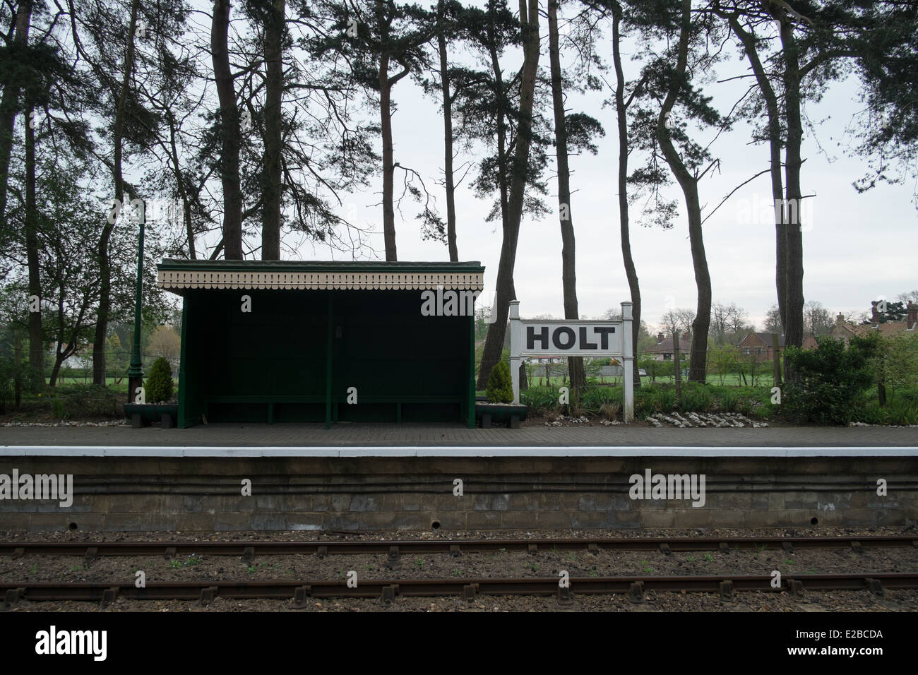 waiting room Holt Station, North Norfolk Railway Stock Photo - Alamy