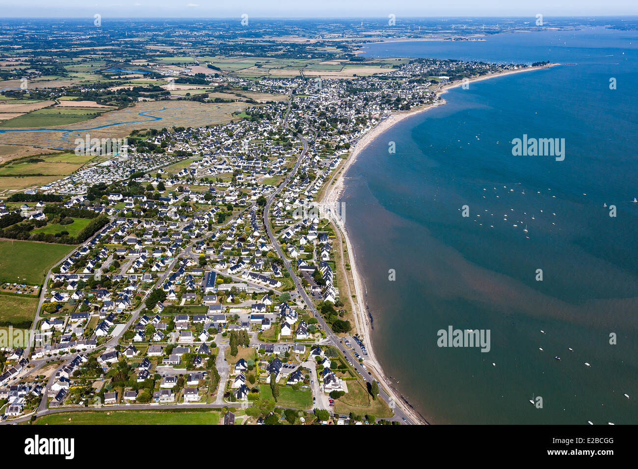 France, Morbihan, Damgan (aerial view Stock Photo - Alamy