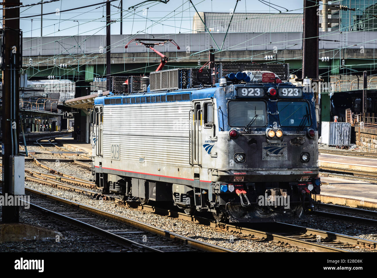 Amtrak locomotive aem 7 hi-res stock photography and images - Alamy