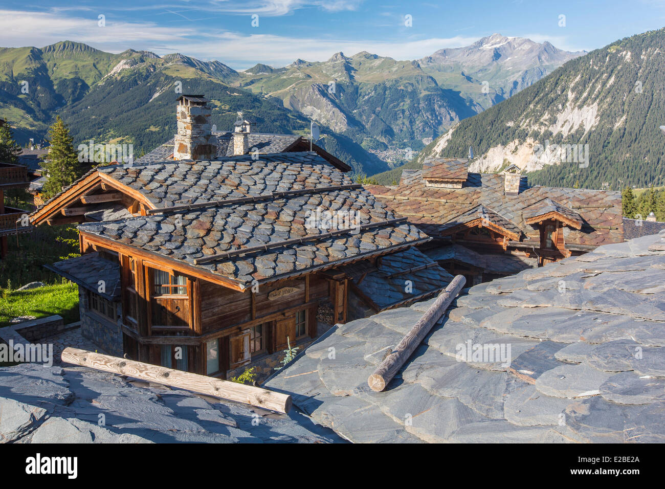 France, Savoie, Vanoise Massif, Tarentaise Valley, Courchevel 1850 ...