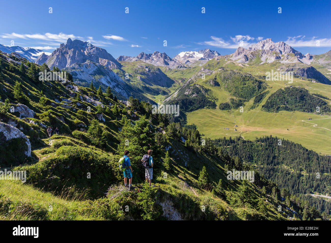 France, Savoie, Vanoise Massif, Tarentaise Valley, Courchevel, hiking ...