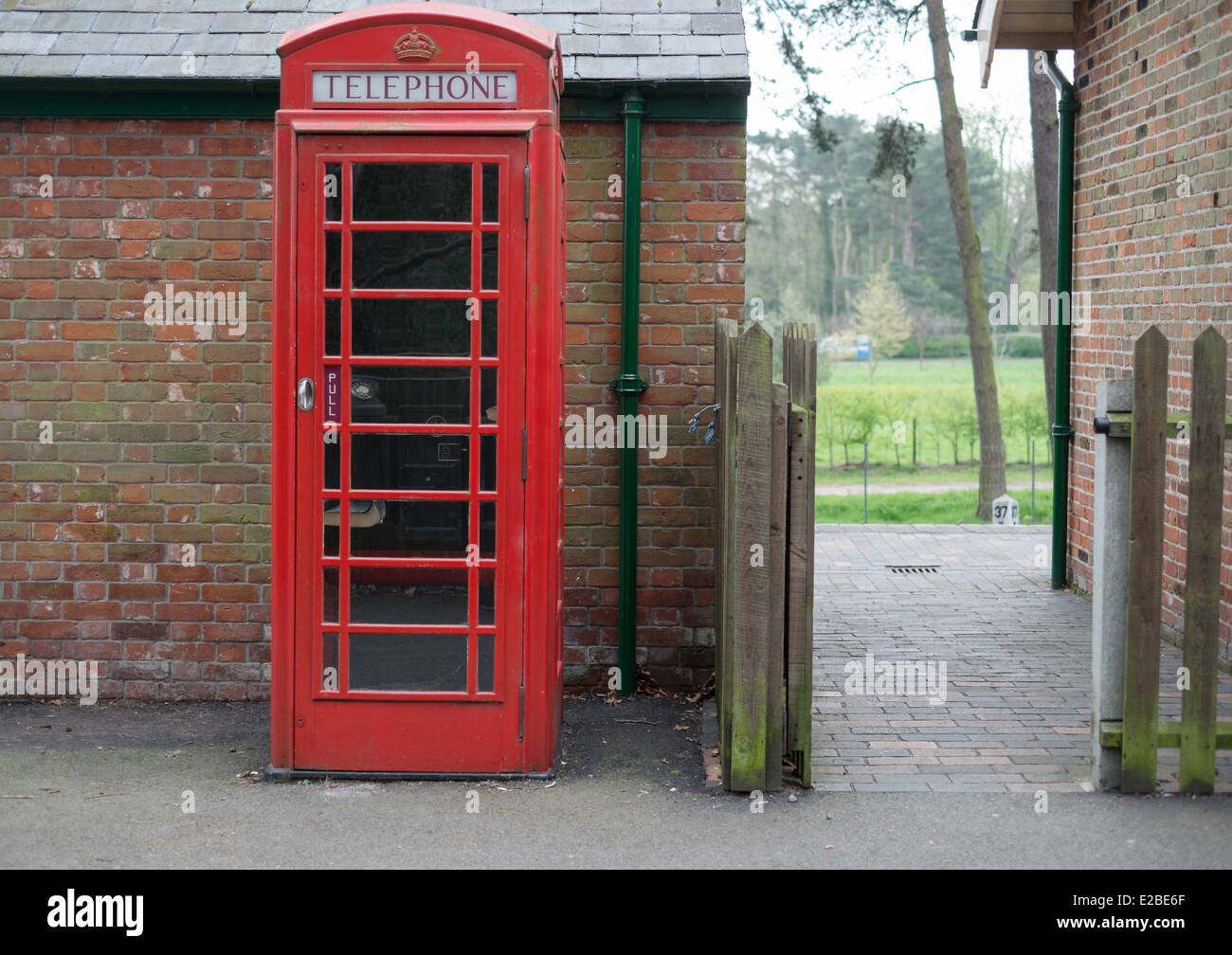 Railway telephone box hi-res stock photography and images - Alamy