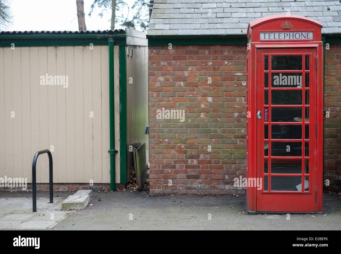 Railway telephone box hi-res stock photography and images - Alamy