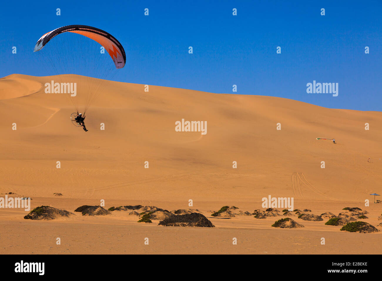 Namibia, Erongo Region, between Sawkopmund and Walvis Bay, beach, sand ...