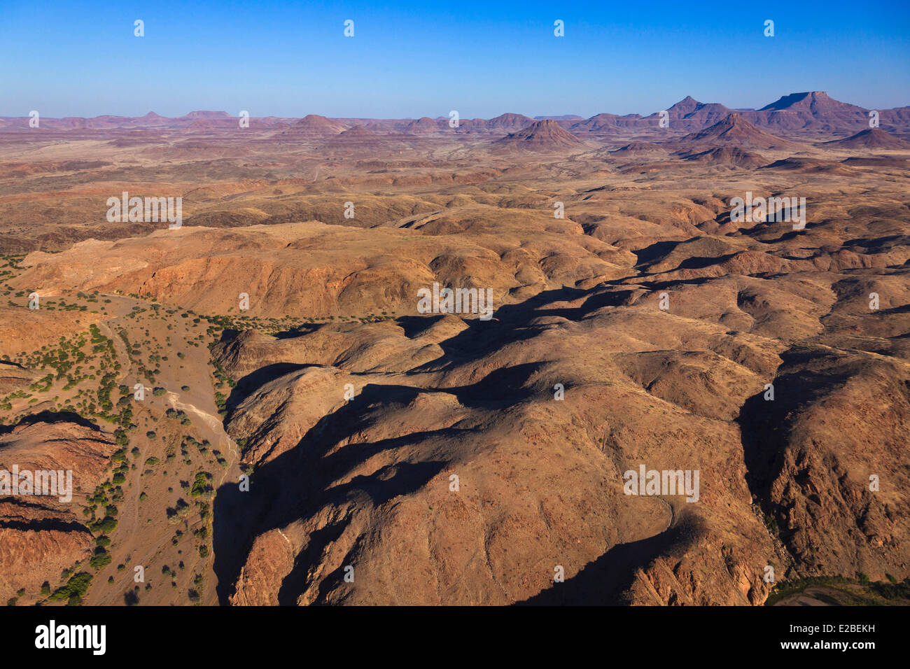 Namibia, Damaraland, Huab River Valley (aerial view Stock Photo - Alamy