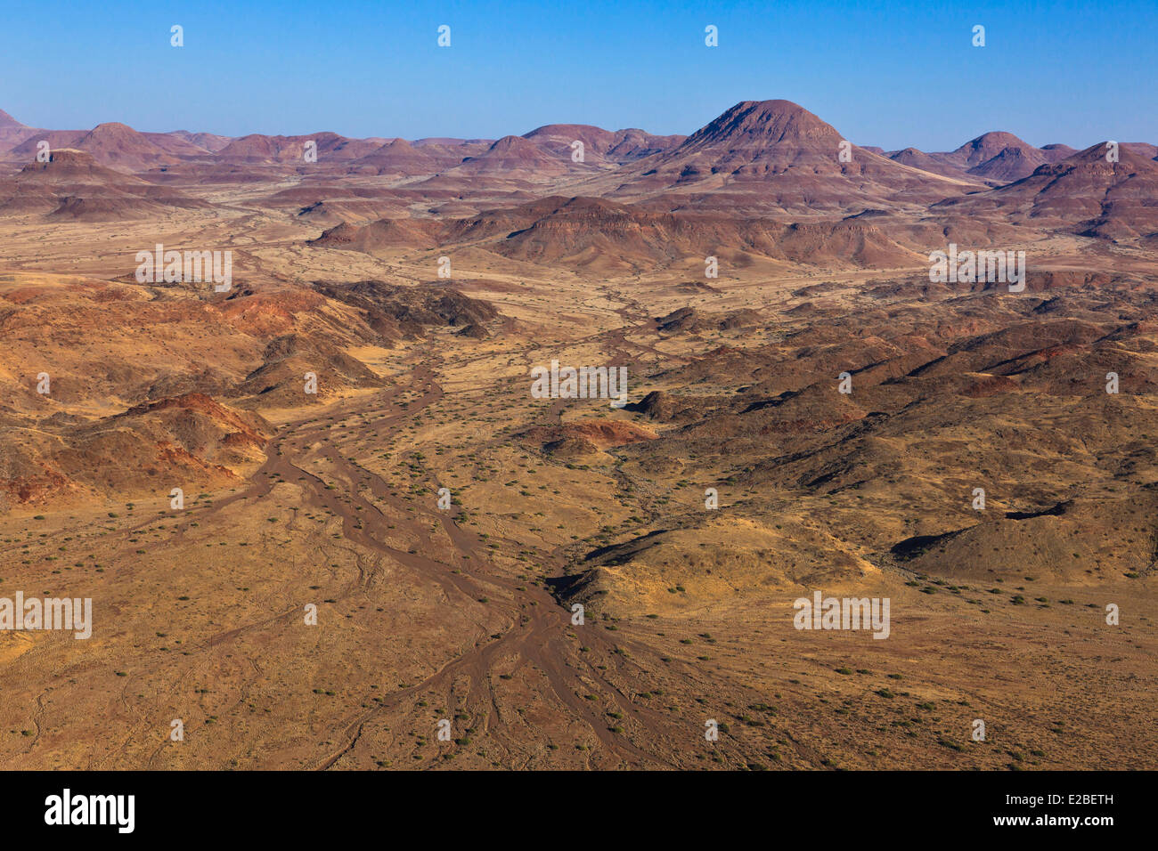 Namibia, Damaraland, Huab River Valley (aerial view Stock Photo - Alamy