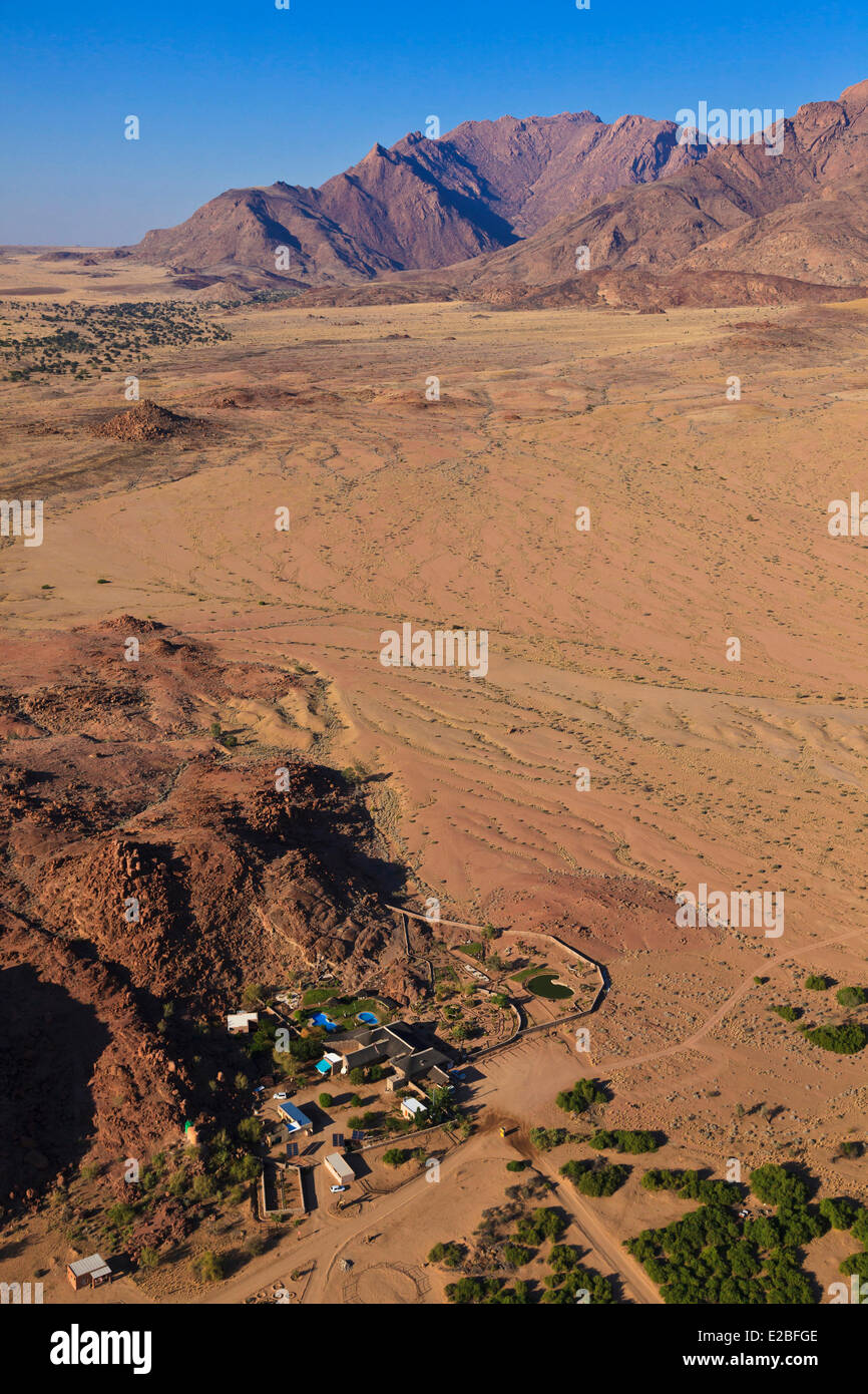 Namibia, Erongo Region, Damaraland, Brandberg Massif and Ugab River ...