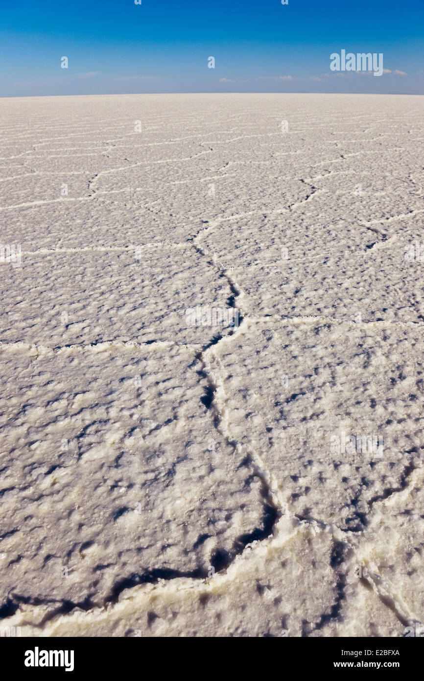 Bolivia, Potosi Department, Salar de Uyuni (3653 m), the biggest salt ...