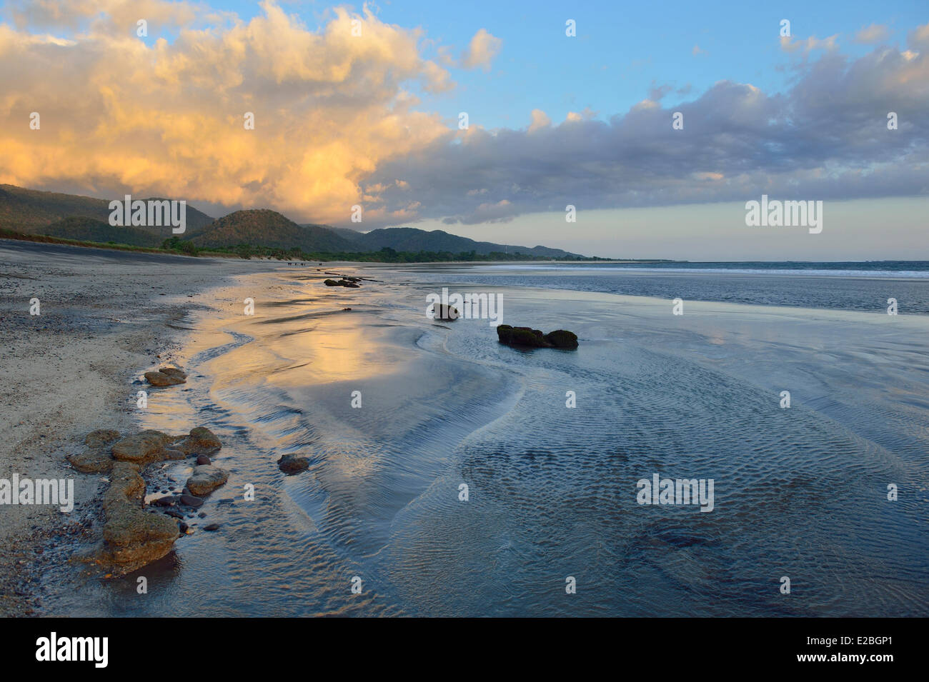 Indonesia, Sumbawa, Pantai Lakey, the beach is famous for its surf ...
