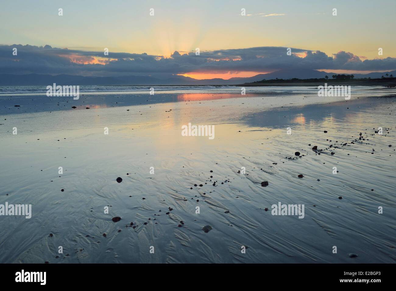 Indonesia, Sumbawa, Pantai Lakey, the beach is famous for its surf ...