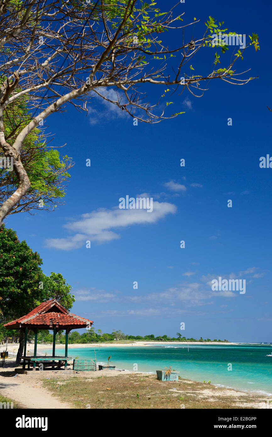 Indonesia, Sumbawa, Pantai Lakey, the beach is famous for its surf ...