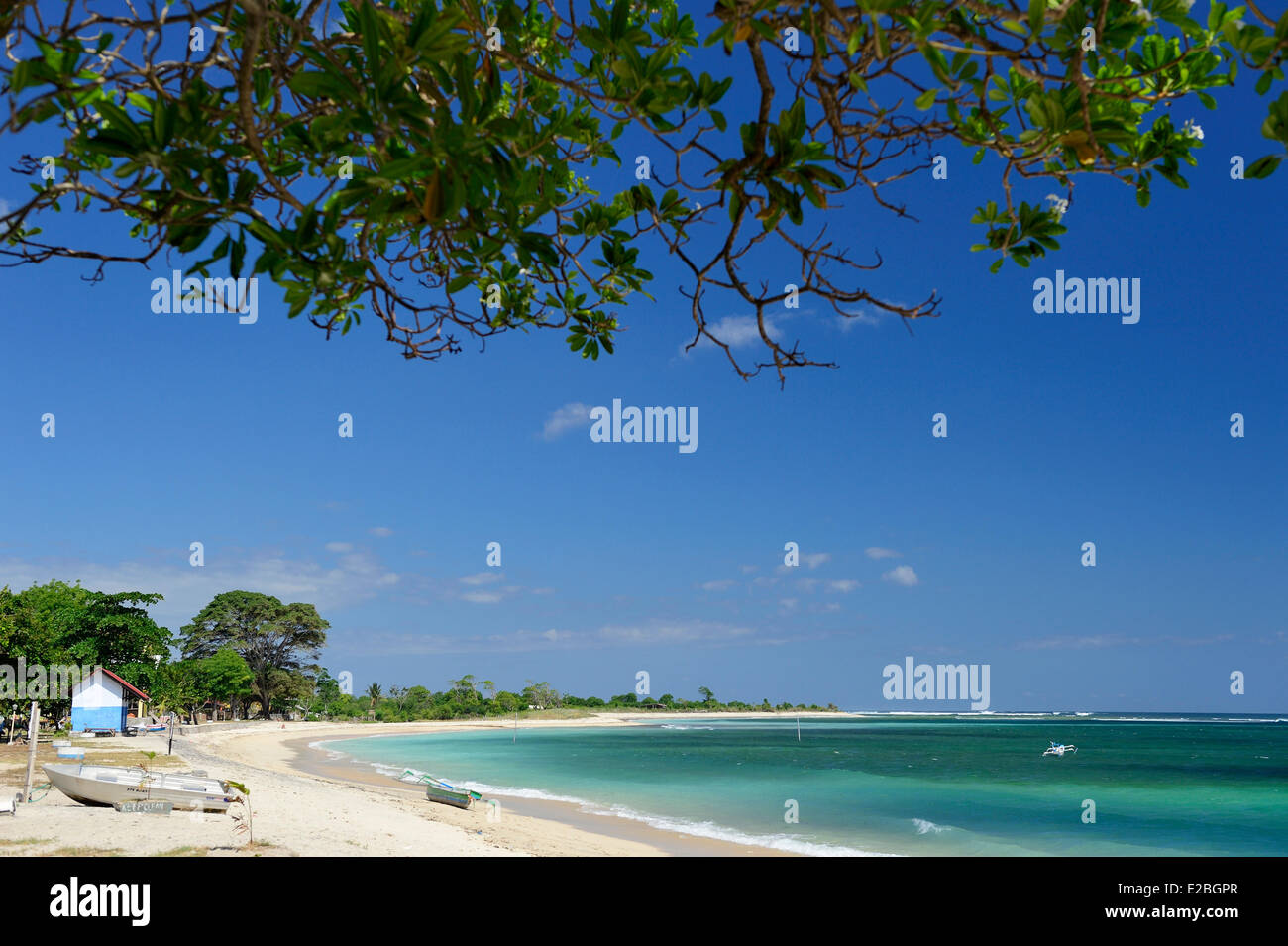 Indonesia, Sumbawa, Pantai Lakey, the beach is famous for its surf ...