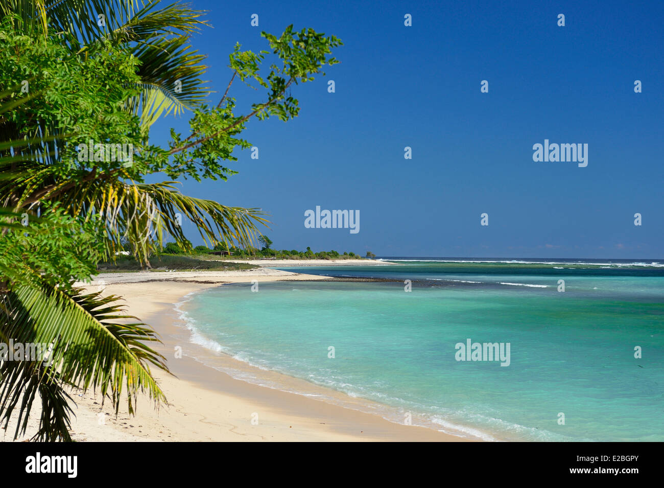 Indonesia, Sumbawa, Pantai Lakey, the beach is famous for its surf ...