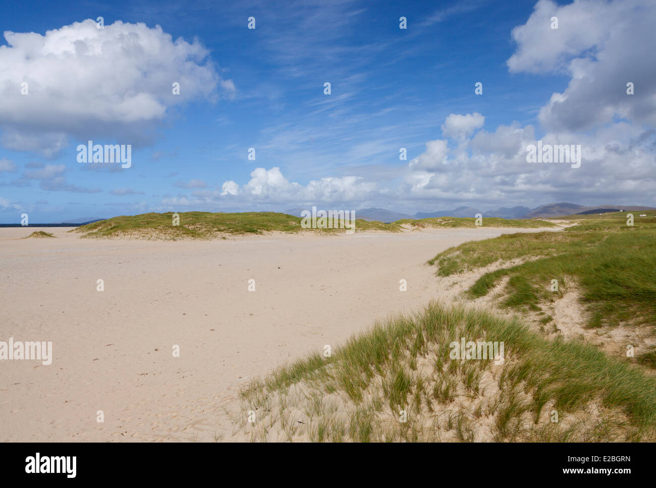 A view of Scarista beach, Isle of Harris, Outer Hebrides, Scotland ...
