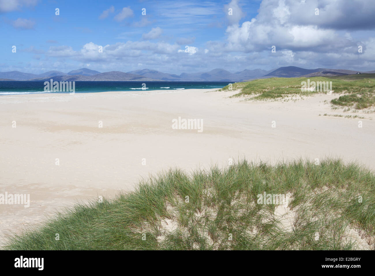 A view of Scarista beach, Isle of Harris, Outer Hebrides, Scotland ...