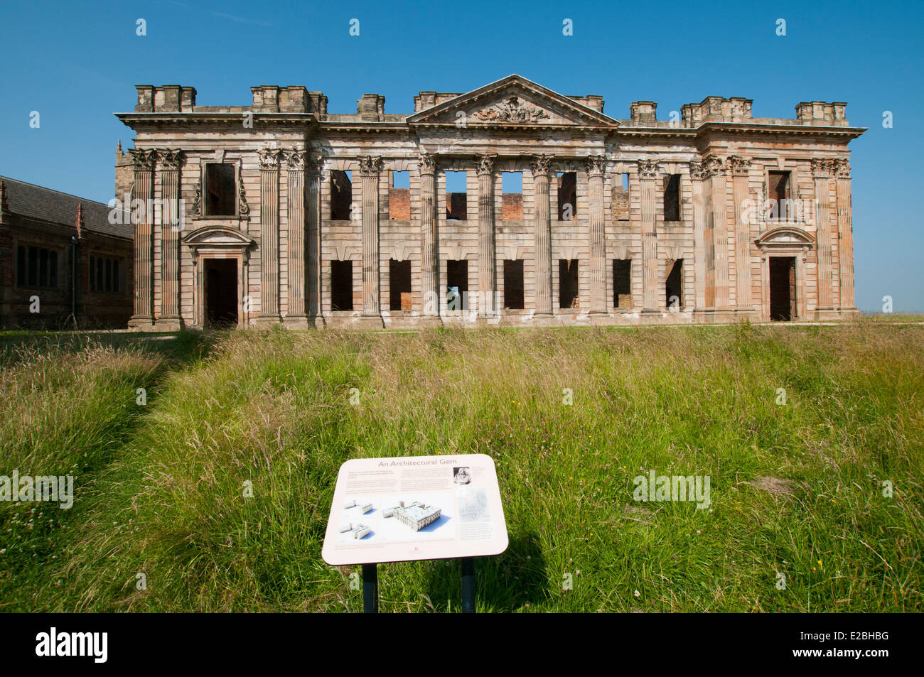 Sutton Scarsdale Hall, Derbyshire England UK Stock Photo - Alamy