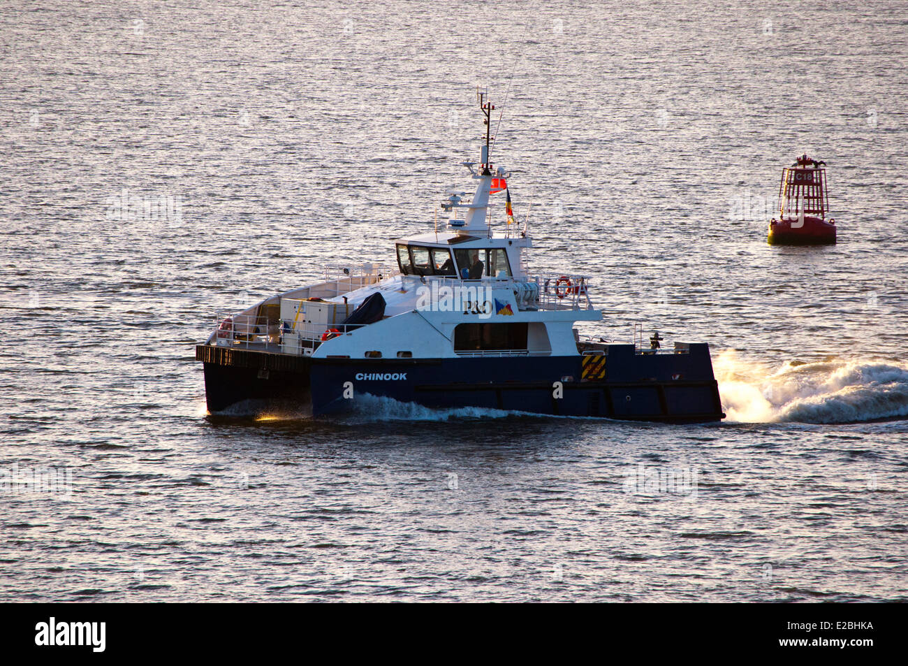 Wind farm boat hi-res stock photography and images - Alamy