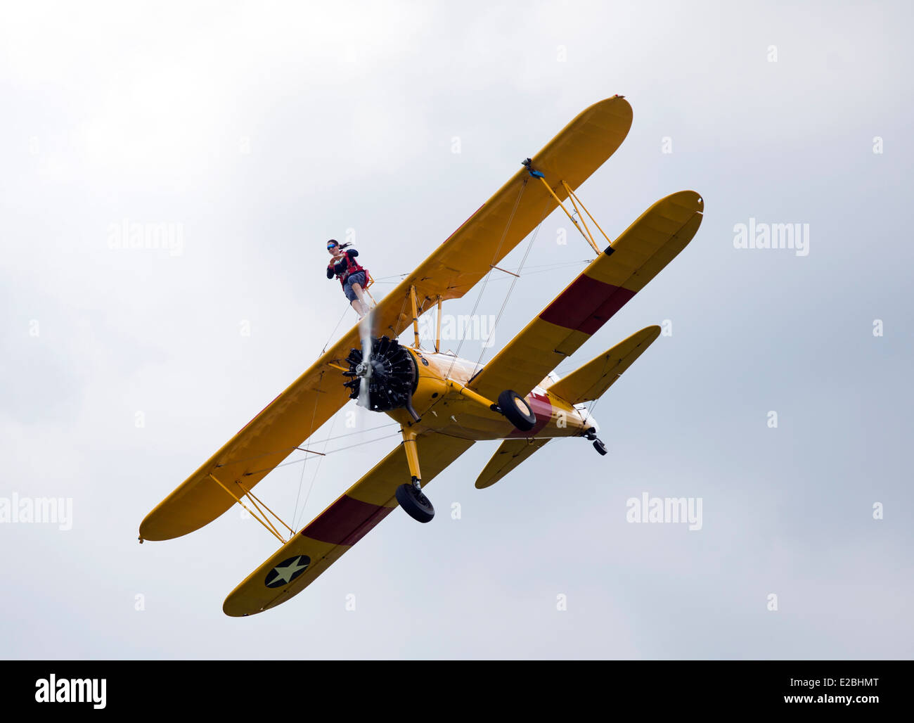Wing walking hi-res stock photography and images - Alamy