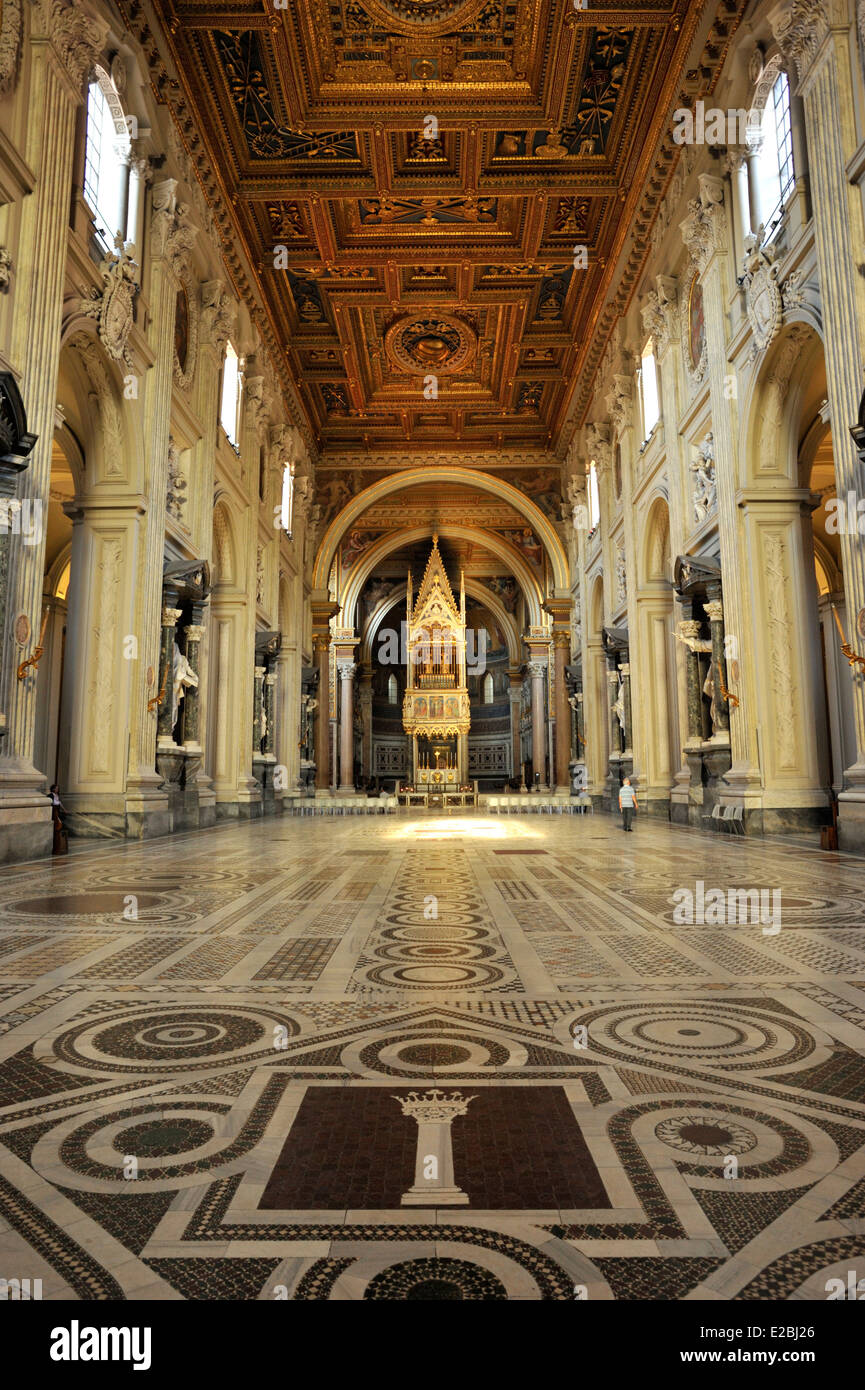 Italy, Rome, basilica of San Giovanni in Laterano Stock Photo - Alamy