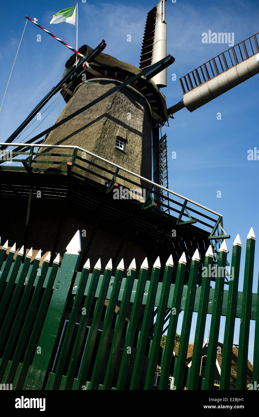 Windmill. Vlieland Island. Friesland province. Fryslan. Netherlands ...