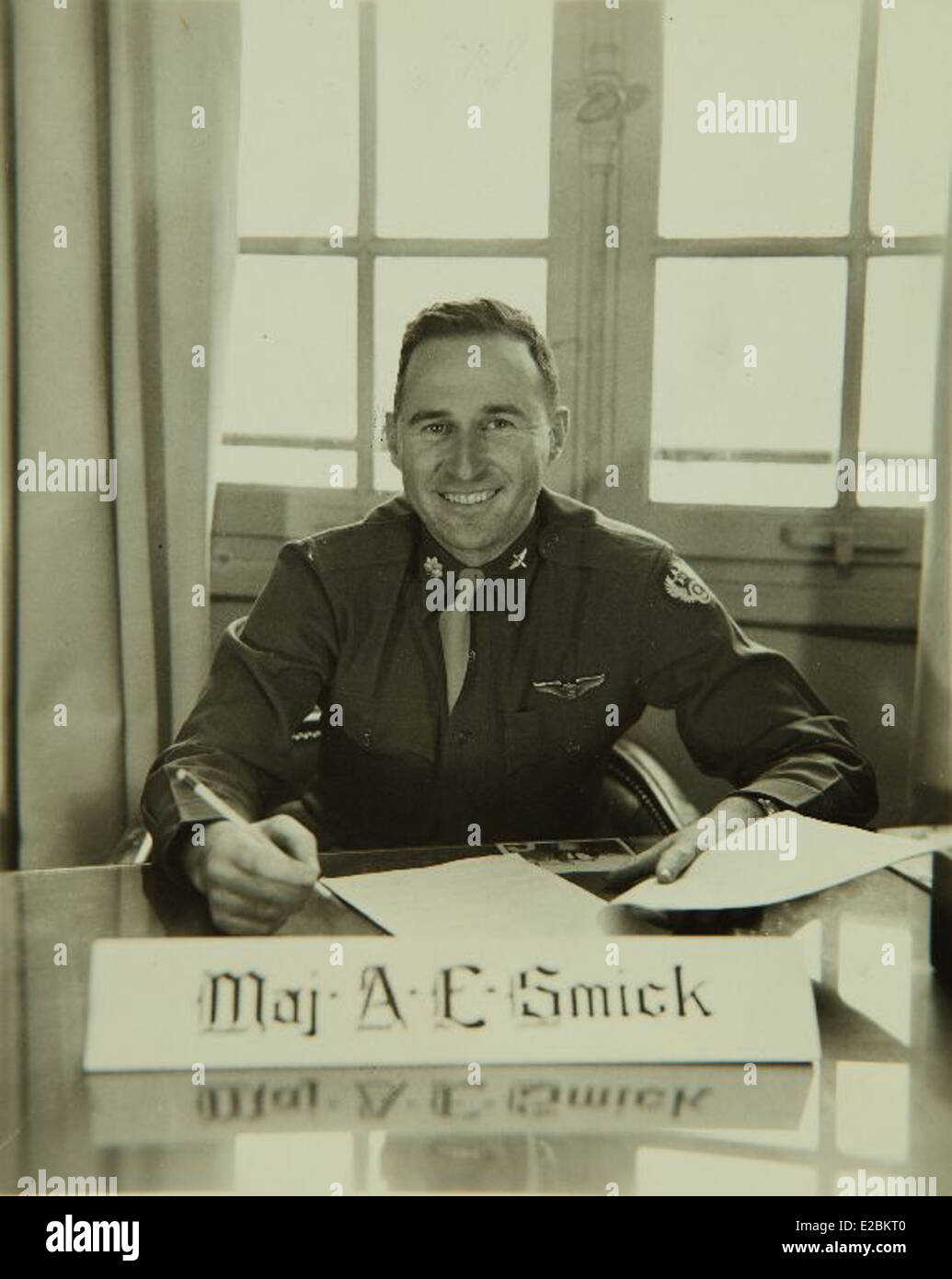 This photo from the San Diego Air & Space Museum features Major A.E ...