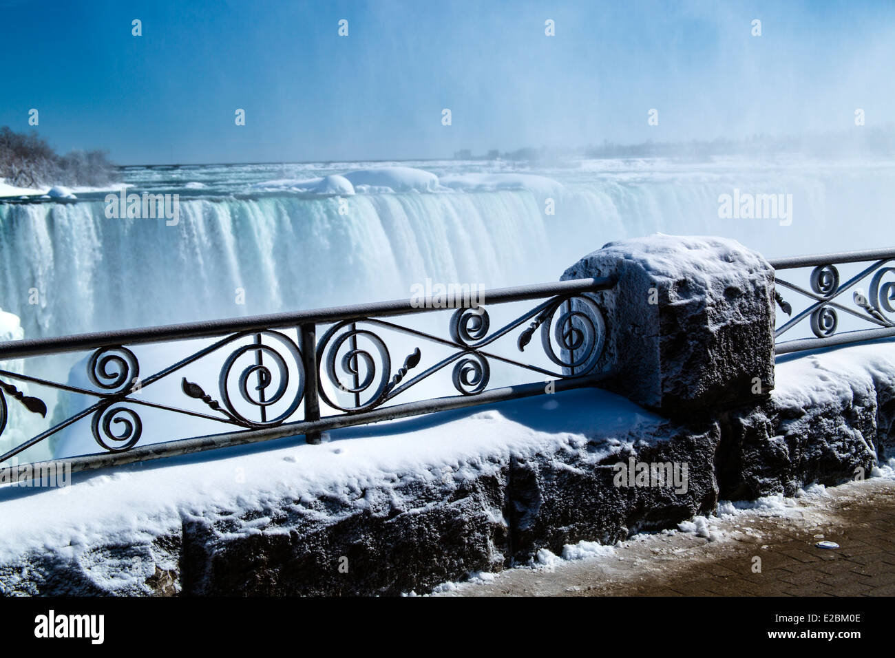 Niagara Falls Ontario Canada. View of Horseshoe Falls (Canadian Falls ...