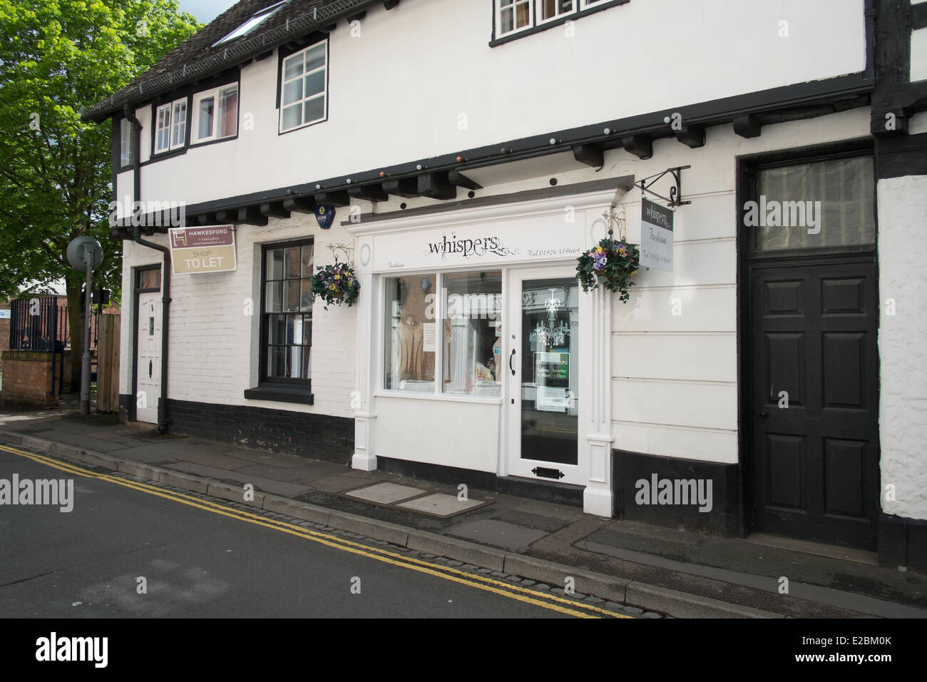Warwick shop fronts Stock Photo - Alamy