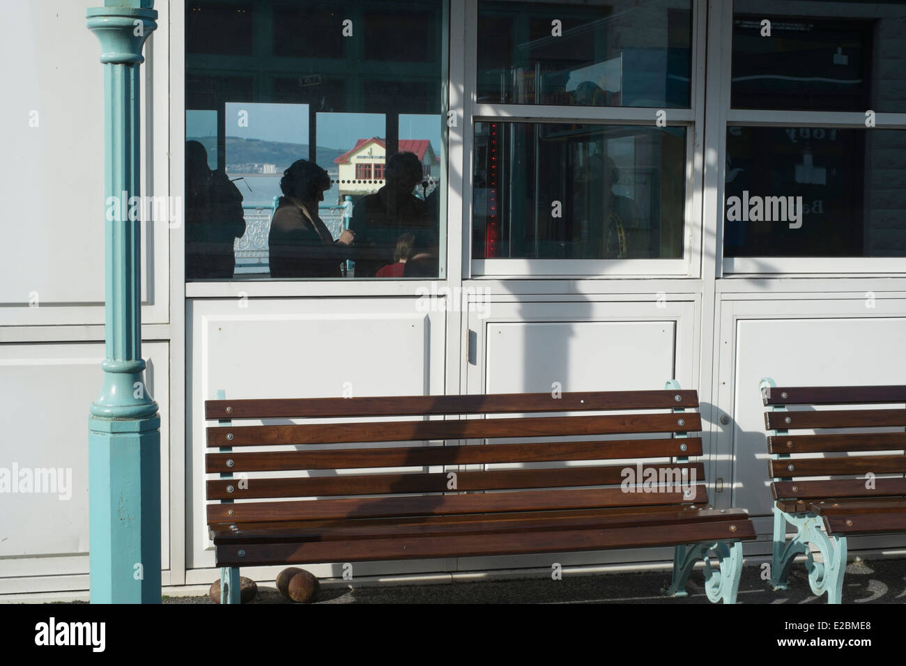 Amusement arcade at Mumbles pier in South wales Stock Photo - Alamy