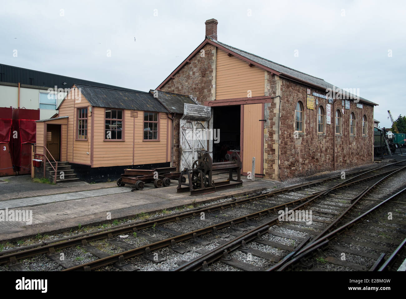 Minehead engine shed Stock Photo - Alamy